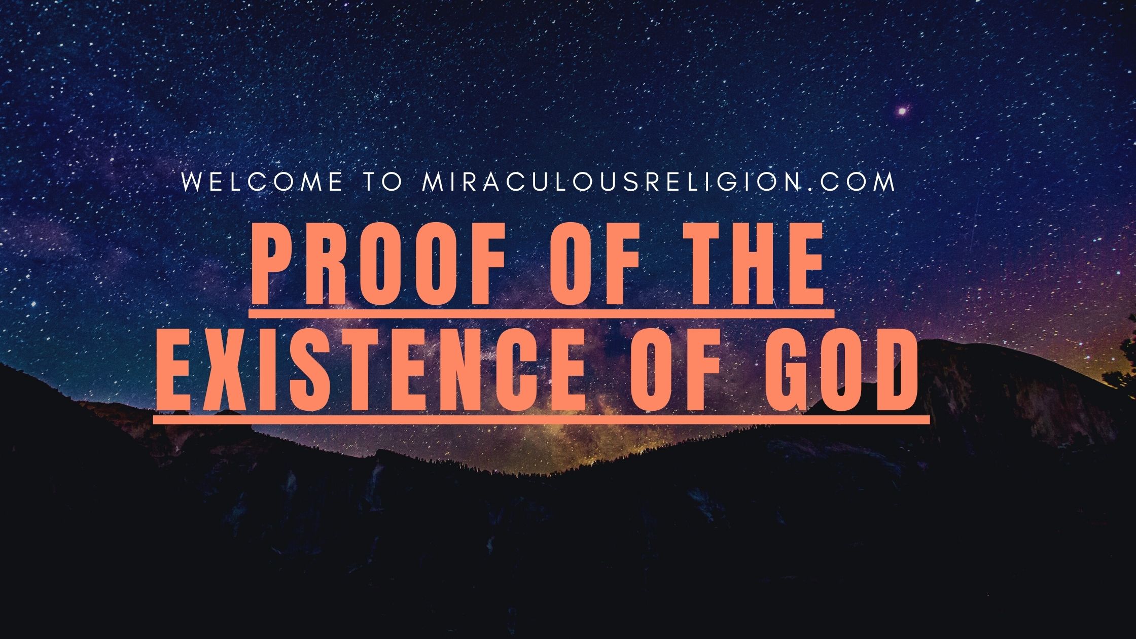 The Definitive Proof for The Existence of God